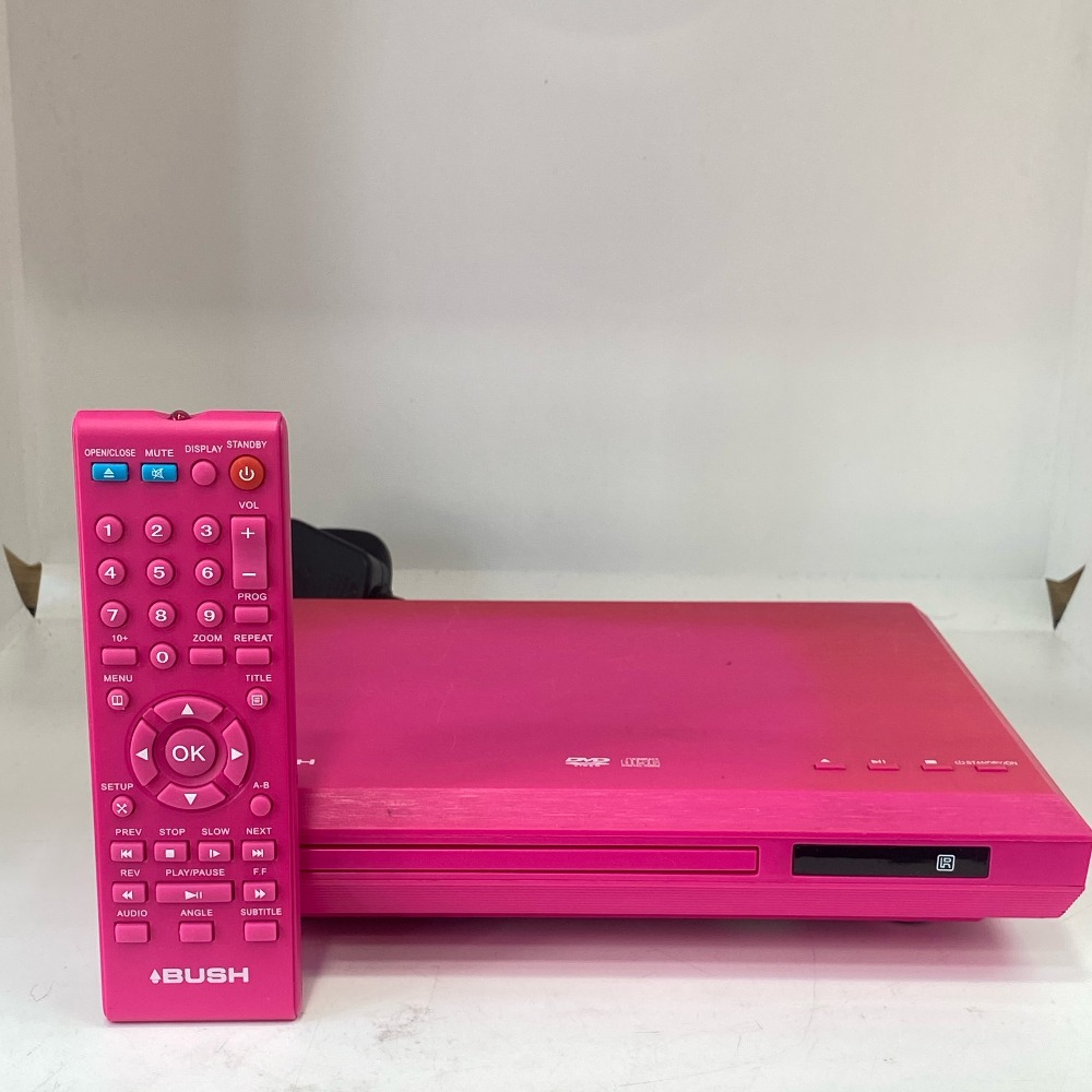Pre-owned BUSH Pink DVD Player - Own4Less